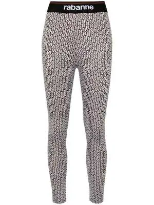 Rabanne Monogram' Leggings - Multicolor - 8% Off | Editorialist
