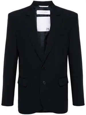 Valentino Garavani Notched-lapels Single-breasted Blazer