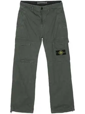 Stone Island Compass Badge Straight Trousers