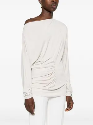 Khaite The Ciro Ruched Top