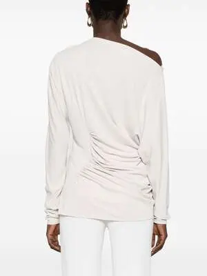 Khaite The Ciro Ruched Top