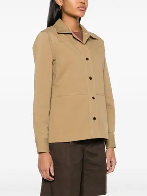 Closed Panelled Twill Shirt Jacket