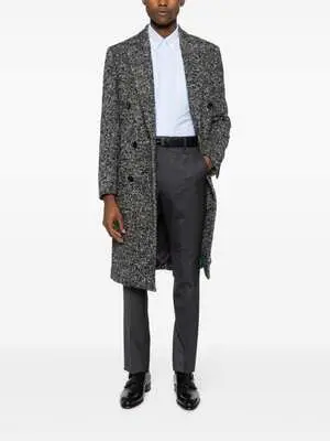 FURSAC Virgin Wool Tailored Trousers - Grey