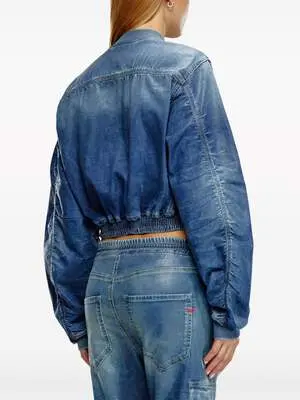 DIESEL® De-khlo-s Denim Bomber Track Jacket