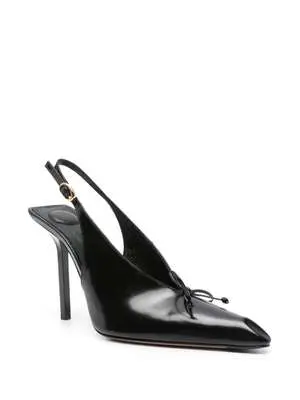 Jacquemus 100mm Cubisto Leather Pumps