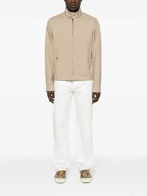 Moncler Chaberton Appliqué-logo Jacket - Neutrals