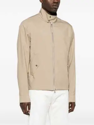Moncler Chaberton Appliqué-logo Jacket - Neutrals