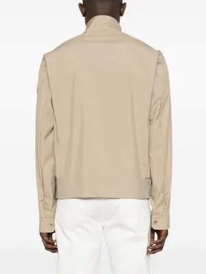 Moncler Chaberton Appliqué-logo Jacket - Neutrals