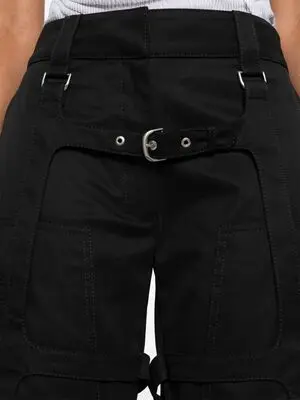Off-White Cotton Straight-leg Trousers - Black