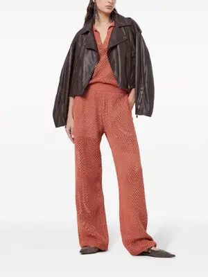 Brunello Cucinelli Open-knit Cotton Top