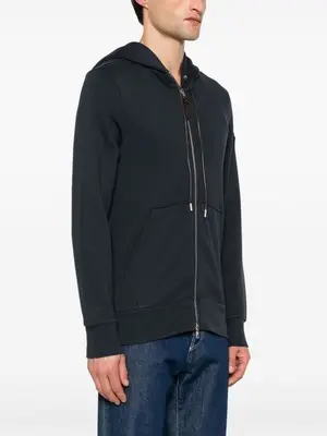 Moncler Logo-appliqué Zipped Hoodie