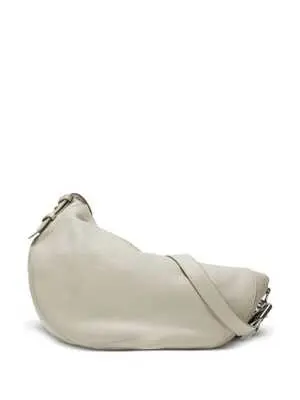 Burberry Knight Leather Shoulder Bag - Grey