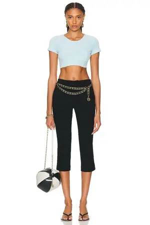 Chanel Velour Crop Top