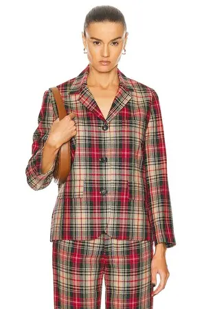 BODE Truto Plaid Suit Jacket