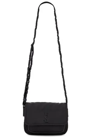 Saint Laurent Bv Niki Messenger Bag - Nero