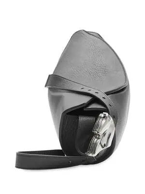 Burberry Large Horn Leather Shoulder Bag