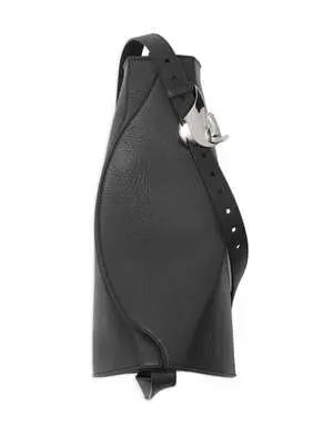 Burberry Large Horn Leather Shoulder Bag