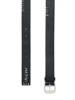 Marni Mending Leather Belt