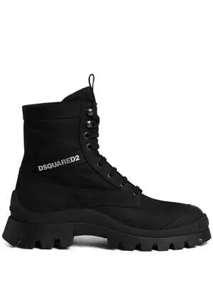 Dsquared2 Logo-print Lace Up Boots