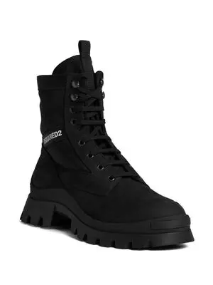Dsquared2 Logo-print Lace Up Boots