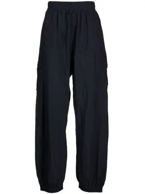 SAGE NATION Ruched-detail Crinkled Track Pants