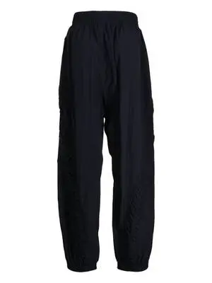 SAGE NATION Ruched-detail Crinkled Track Pants