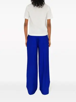 Burberry Cotton T-shirt With Equestrian Knight Design Embroidery - White