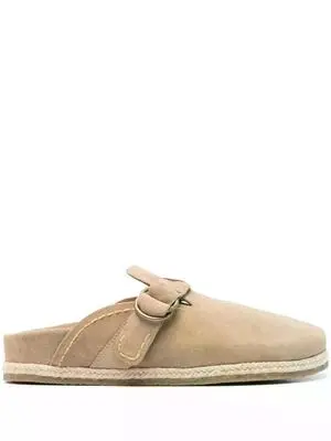 Polo Ralph Lauren Shearling-lined Suede Clogs