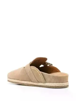 Polo Ralph Lauren Shearling-lined Suede Clogs