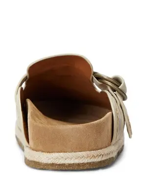 Polo Ralph Lauren Shearling-lined Suede Clogs
