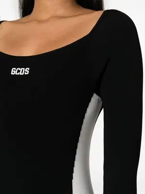 Gcds Logo-embroidered Ribbed Jumpsuit