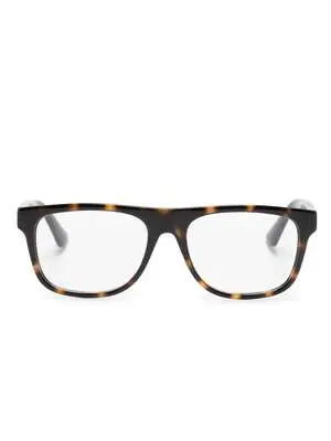 Gucci Square-frame Glasses - Brown