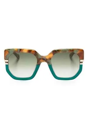 Chloé Oversized Sunglasses - Green
