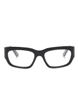 Balenciaga Rectangle-frame Glasses - Black