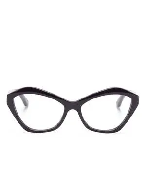 Balenciaga Balenciaga Eyewear Cat-Eye Glasses Purple