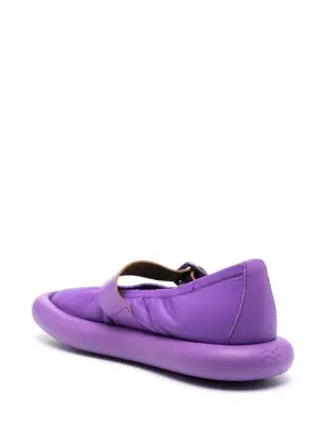Camper Aqua Leather Ballerina