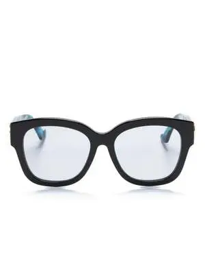 Gucci Butterfly-frame Sunglasses - Black
