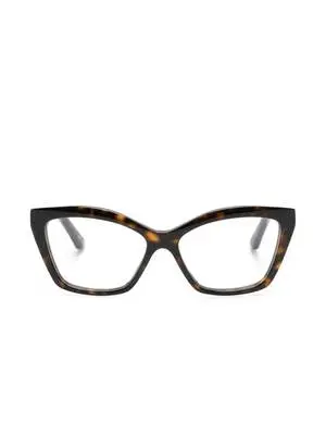 Balenciaga Cat-eye Glasses - Brown