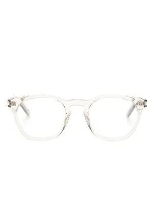 Saint Laurent Square-frame Glasses - Grey