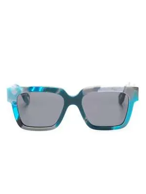 Gucci Square-frame Sunglasses - Blue
