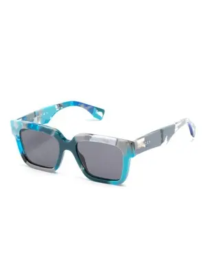 Gucci Square-frame Sunglasses - Blue