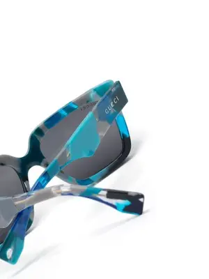 Gucci Square-frame Sunglasses - Blue