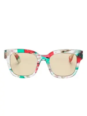 Gucci Wayfarer-frame Sunglasses - Neutrals