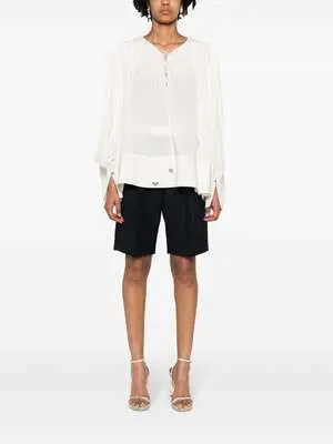 LANVIN Gathered Drop-shoulder Kaftan - Neutrals