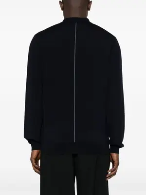 LANVIN Logo-embroidered Polo Shirt - Blue