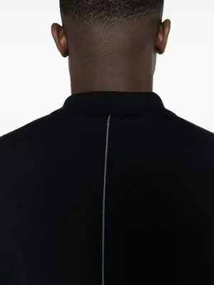 LANVIN Logo-embroidered Polo Shirt - Blue
