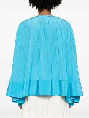LANVIN Gathered Drop-shoulder Kaftan - Blue