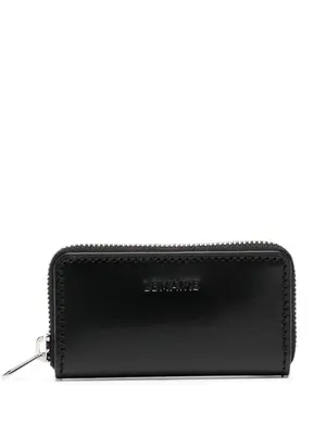 LEMAIRE Logo-debossed Coin Purse - Black