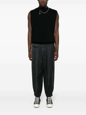 Y3 Striped Tapered Trousers