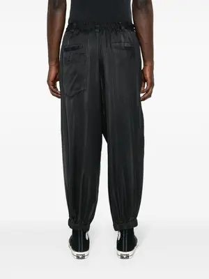 Y3 Striped Tapered Trousers